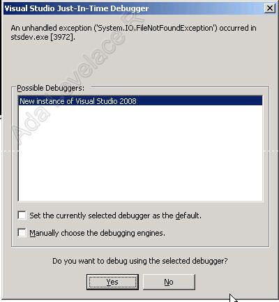 STSDev失败 The System cannot find the file specified 解决方案_realpath failed (0x00000002): the system ...