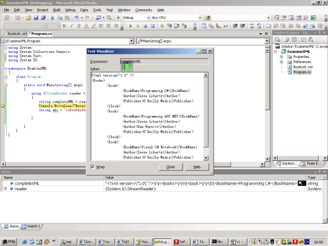 vs 2005中的 Visualizer debugger_debugger visualizer使用-CSDN博客