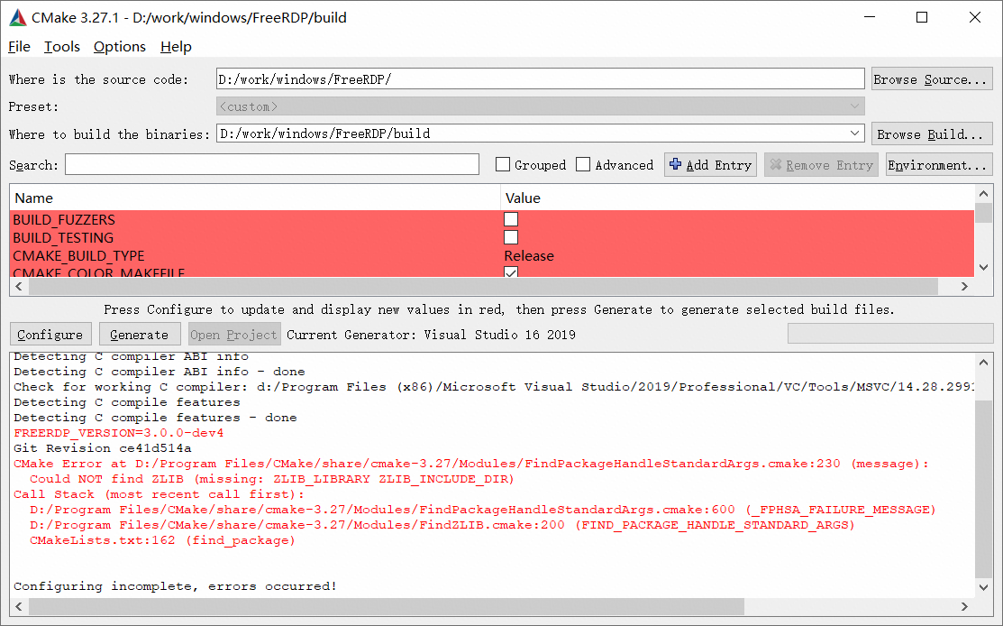FreeRDP在Windows上编译详细过程 - shawn_chang - 博客园