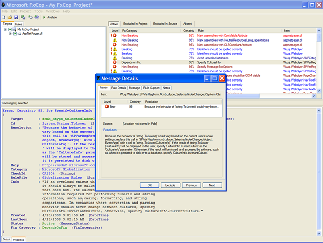 利用FxCop进行代码规范检查-阿里云开发者社区