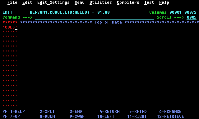 COBOL入门之：HELLO WORLD分步详解 - cobol-beginner - 博客园