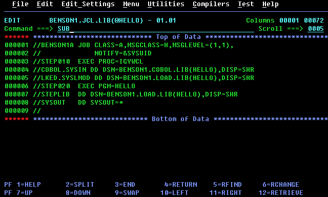 COBOL入门之：HELLO WORLD分步详解 - cobol-beginner - 博客园