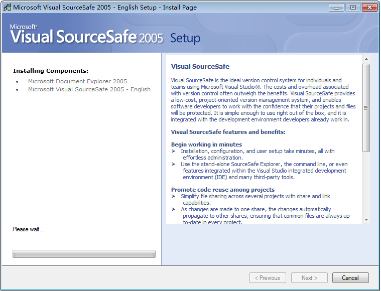 安装Visual Source Safe 2005 - 初学者系列 - 学习者系列文章 - Lzhdim's Fashion - 博客园