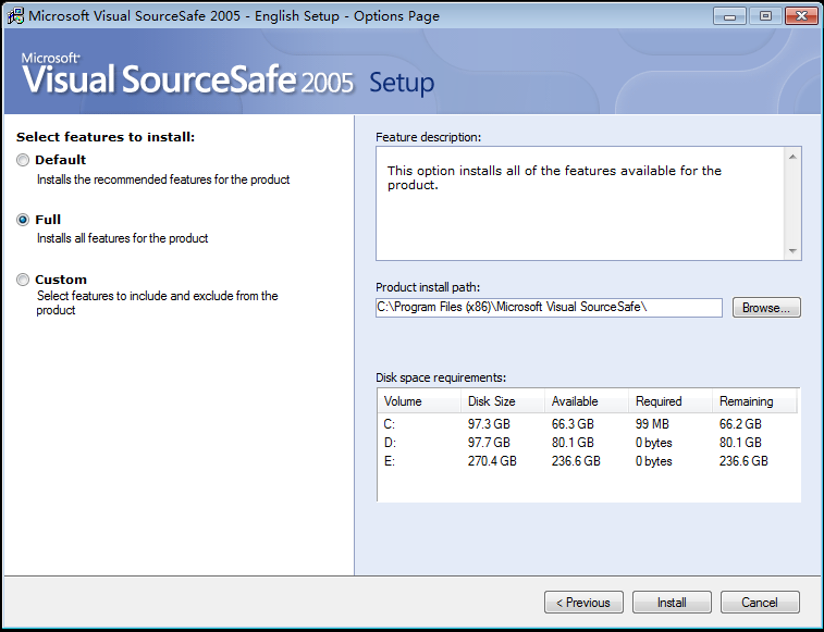 安装Visual Source Safe 2005 - 初学者系列 - 学习者系列文章 - Lzhdim's Fashion - 博客园