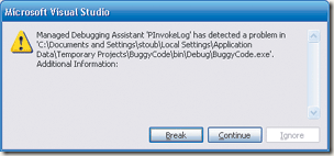 利用 Managed Debugging Assistants，让 CLR 来发现错误 - pursue - 博客园