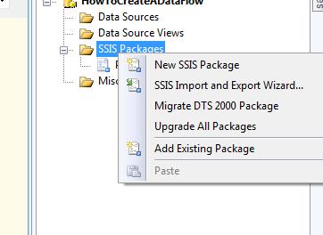 How to -- Create a package in SSIS #001 - refeiner - 博客园