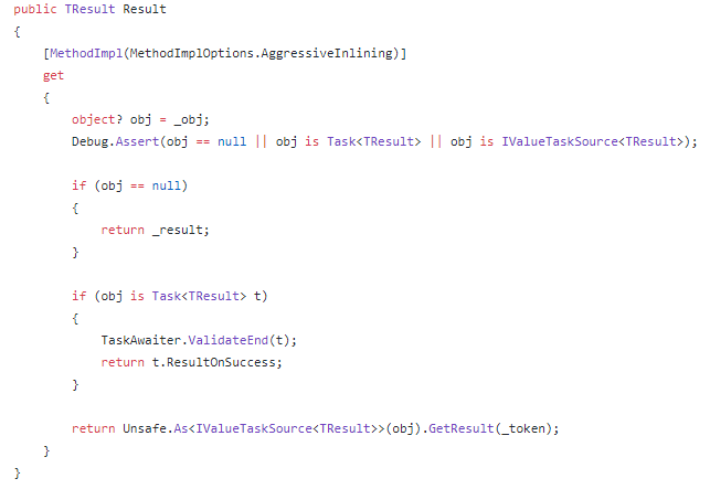 【5min+】 秋名山的竞速。 ValueTask 和 Task - 句幽 - 博客园